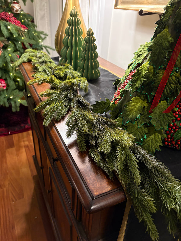 60" Fresh Touch Spruce Garland - Hillhead House