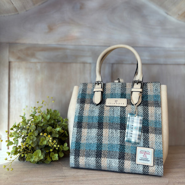 The Medium Callie Tote - Islander Tartan - Hillhead House