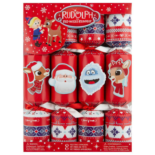 Retro Rudolf Kids Christmas Crackers - 8ct - Hillhead House